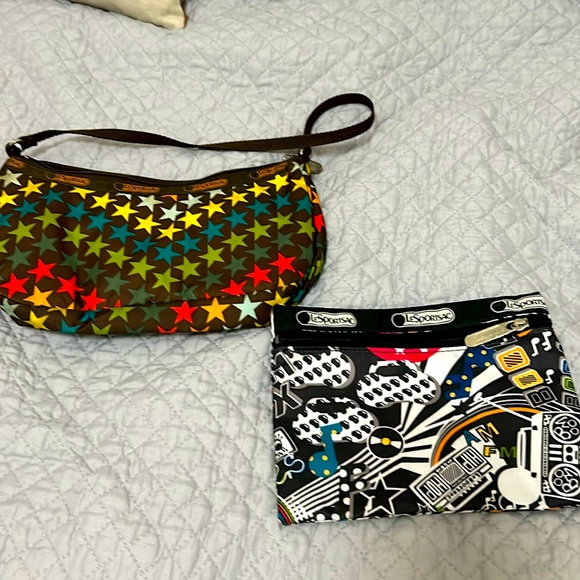 Lesportsac | Bags | Rainbow Starry Le Sportsac Purse And Boom Box ...